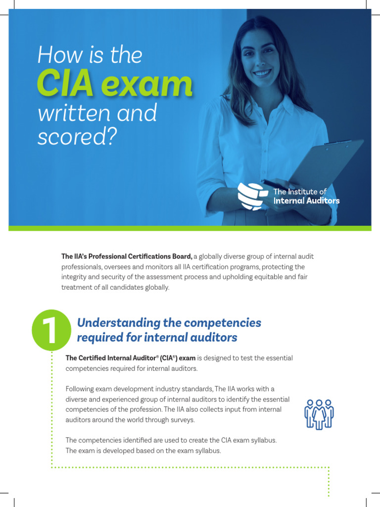 How Is The CIA Exam Written and Scored | PDF | Internal Audit | Audit