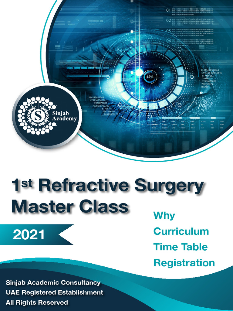 Refractive Surgery Master Class | PDF | Human Eye | Vision