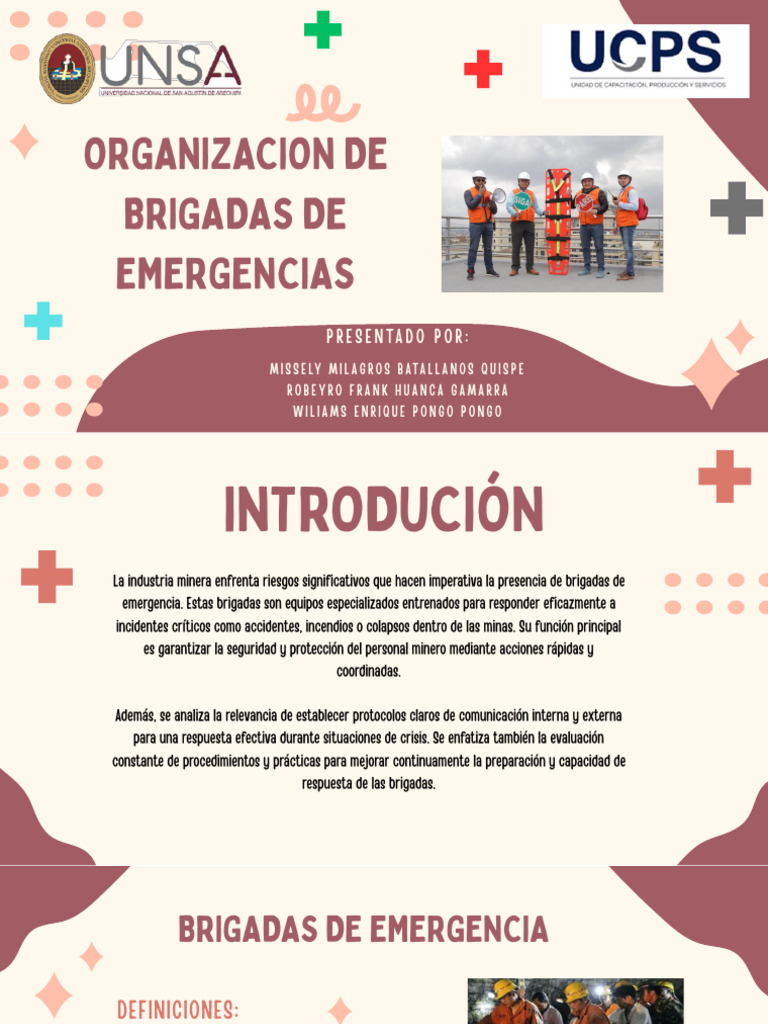 Organizacion de Brigadas de Emergencia | PDF