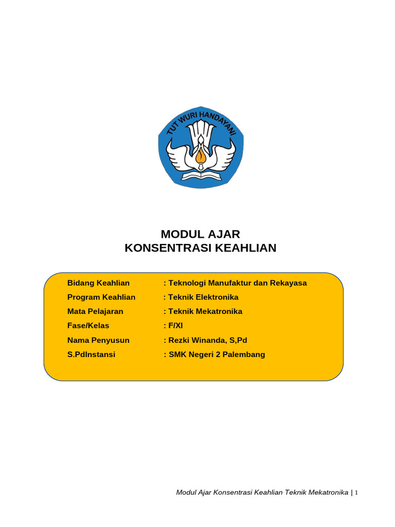 Modul Ajar Teknik Mekatronika - Membuat Program Mikrokontroler - Fase F ...