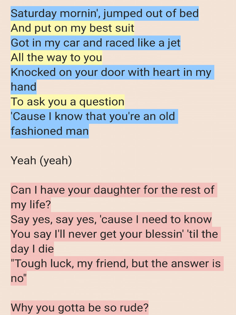 Rude Letra Completa | PDF