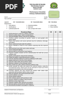 Checklist in Intra Foley Catheter | PDF