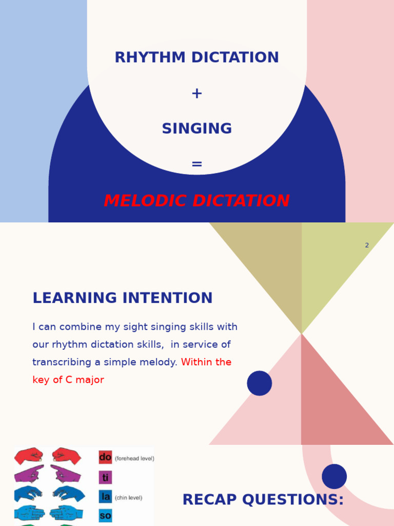 Melodic Dictation Techniques in C Major | PDF