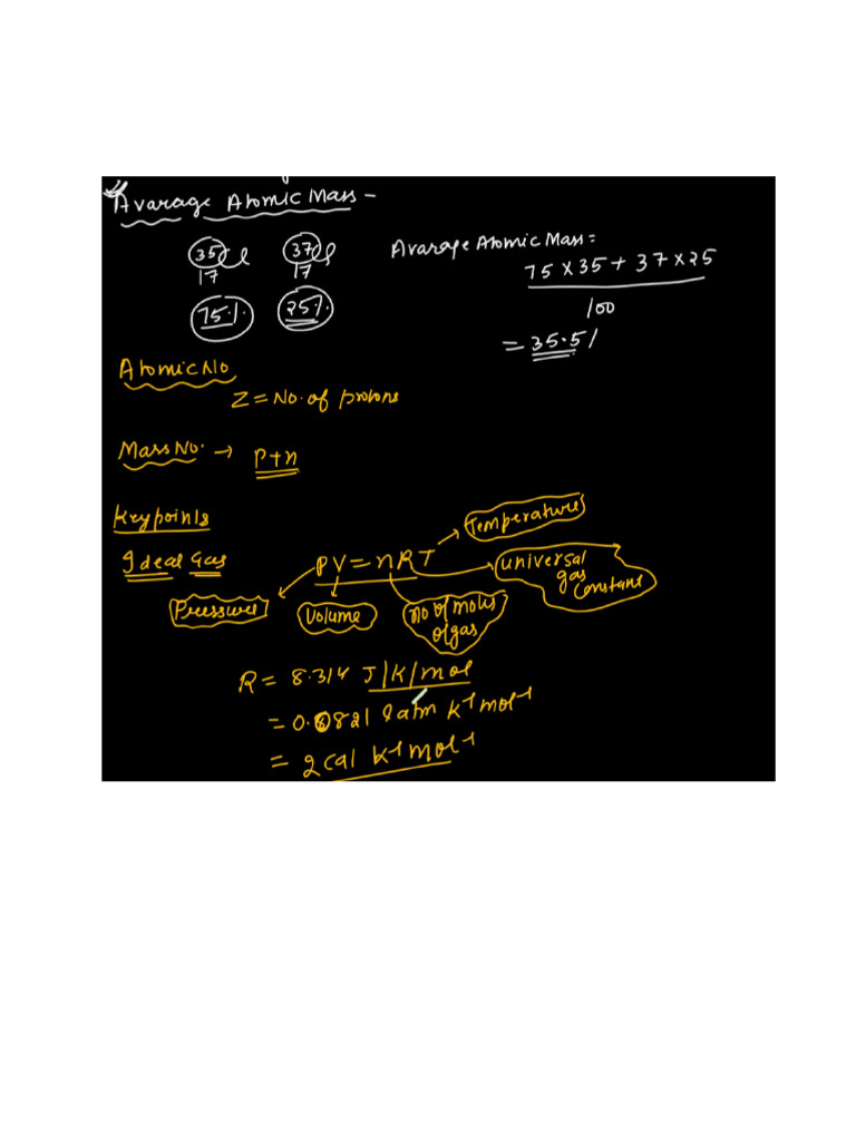 Mole Concept L03 | PDF