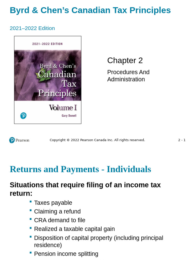 02 - Byrdchen - ctp22 - PP - ch02 Winter 2022 | PDF | Taxes | Economies