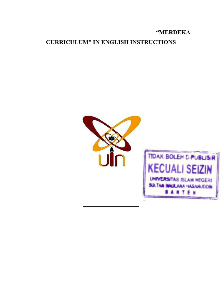 Sarah Lidya 191230133 Skripsi Compressed | PDF | Curriculum | Teachers