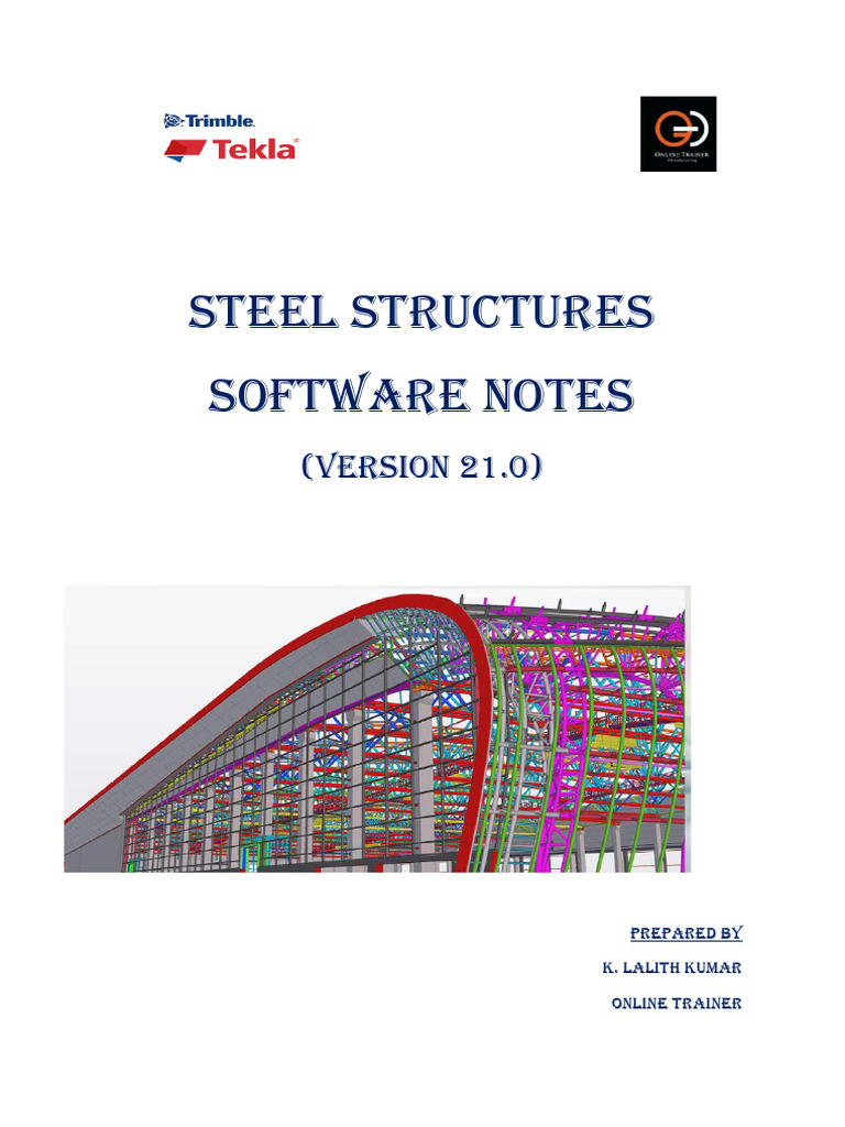 Tekla Structures Software Guide | PDF | Screw | Page Layout