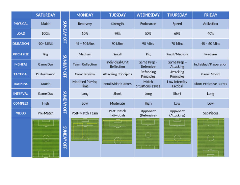 Periodization Chart MSC | PDF