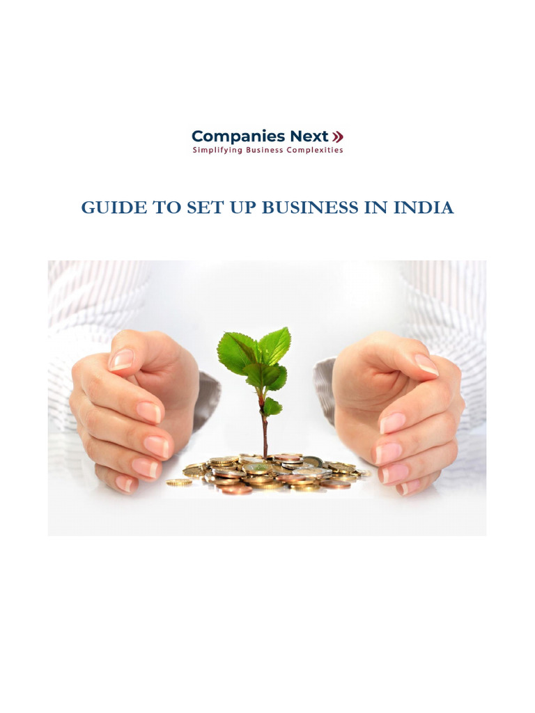 Guide To Set Up Business in India | PDF | Bond Market | Securities ...