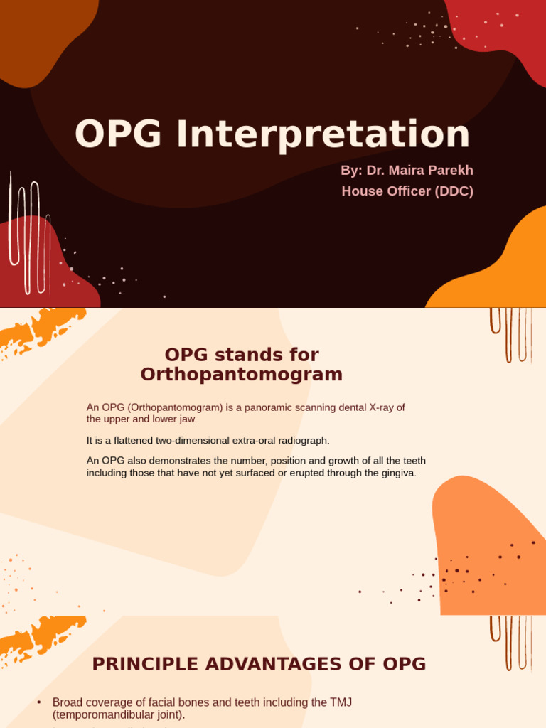 Opg Interpretation Maira | PDF | Tooth | Health Care