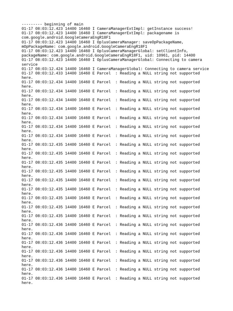 Log Cat 1737075792333 | PDF | Computing | Software