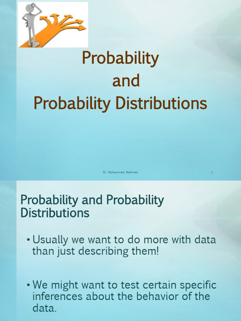 Probability and Probability Distributions | PDF | Probability | Risk
