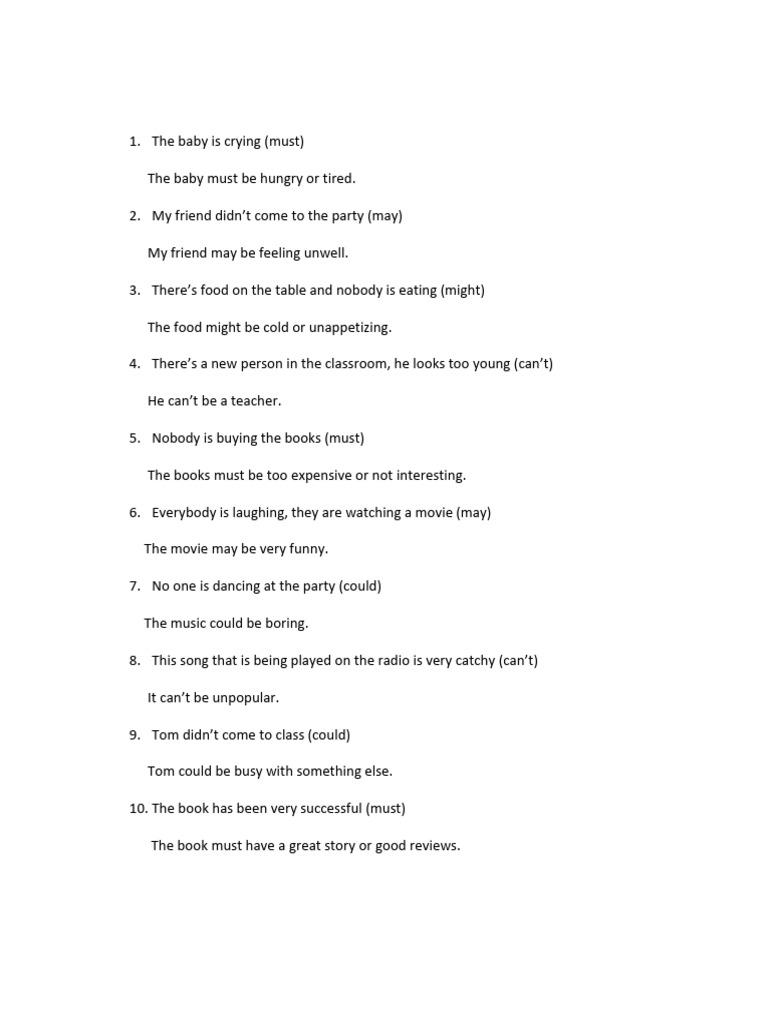 Modals of Deduction Exercise | PDF