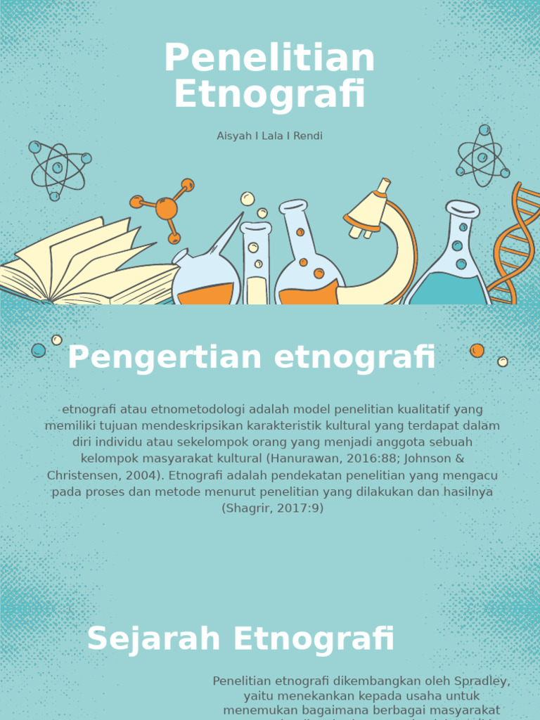 Penelitian Etnografi | PDF
