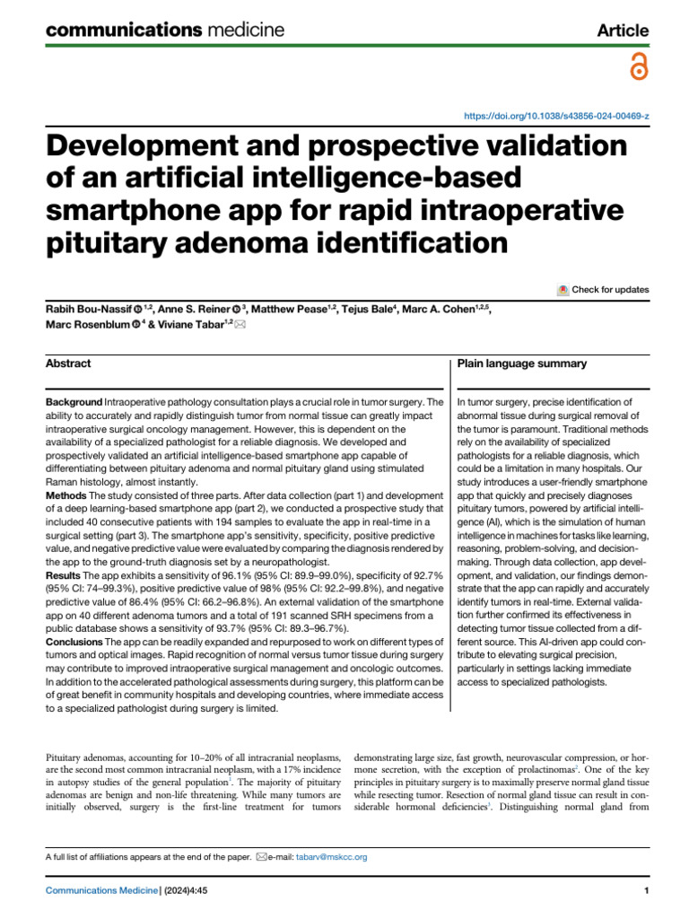 Intraop adenoma | PDF | Pathology | Adenoma