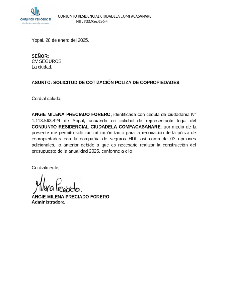 Solicitudes de Cotización 2025 | PDF