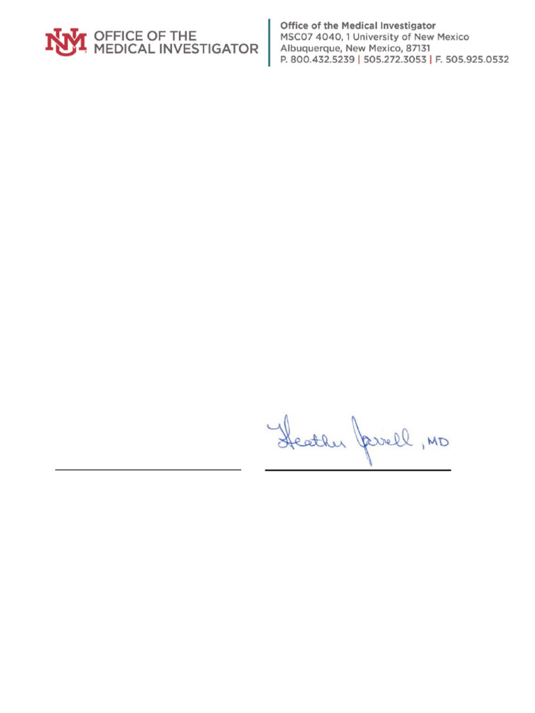 Beau Wilson Autopsy Report | PDF | Coronary Circulation | Ventricle (Heart)