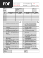 Bunkering Safety Checklist | PDF | Diesel Fuel