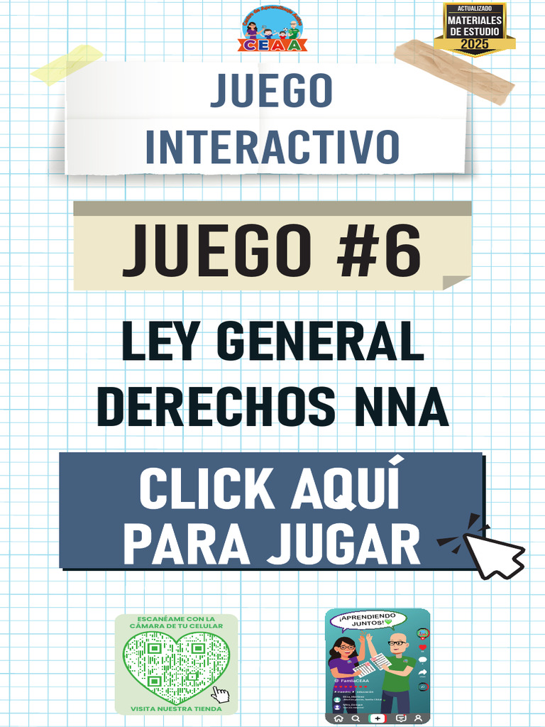 JUEGO-6-LEY-GENERAL-DERECHOS-NNA | PDF