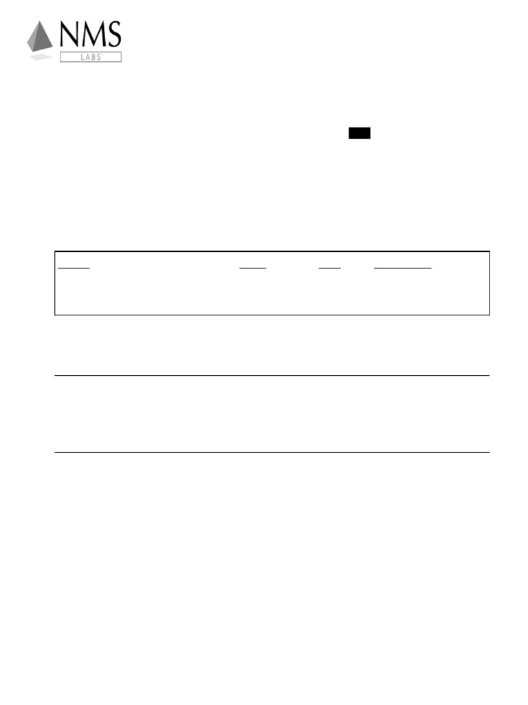 Beau Wilson Toxicology Report | PDF | Medical Specialties | Clinical ...