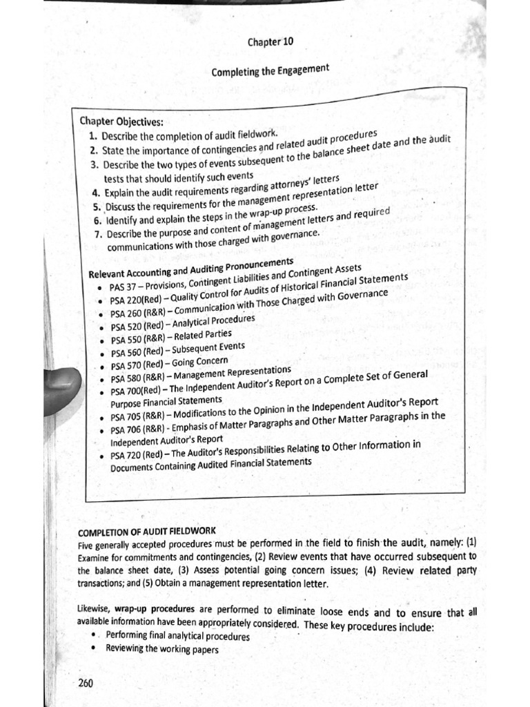 AUDIT-CHAP10-RACAZA | PDF