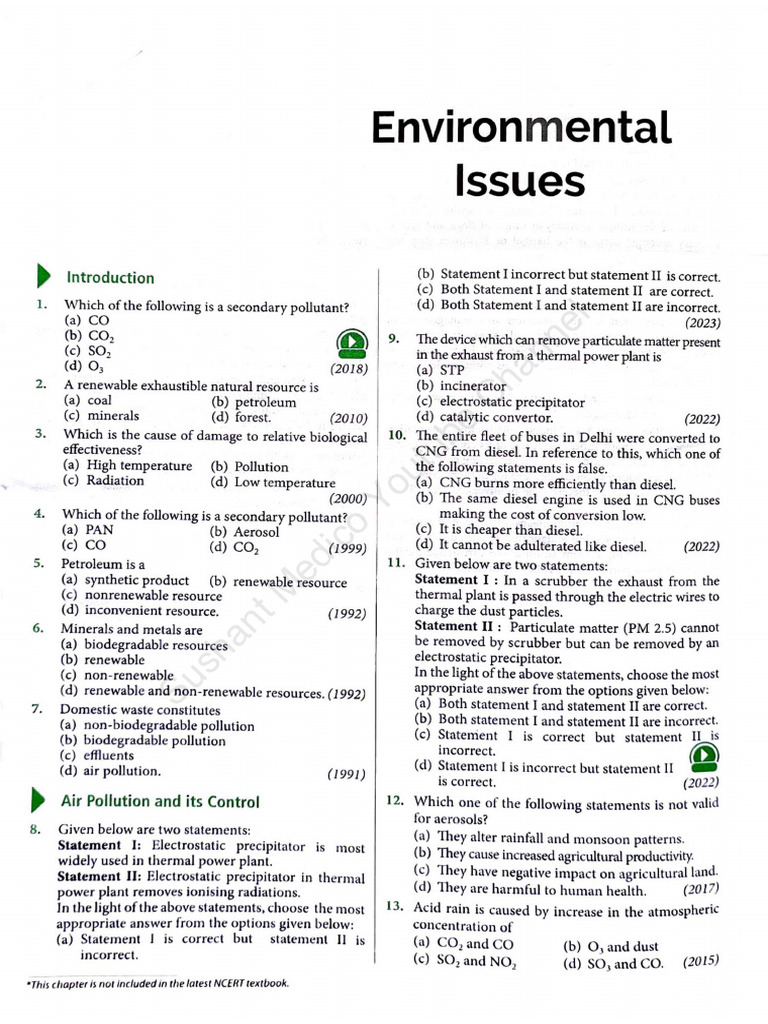 Environmental Issues | PDF