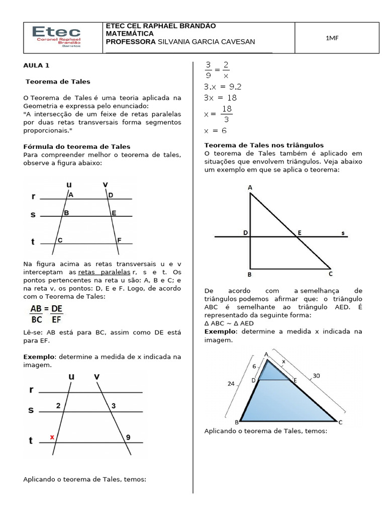 Bissetriz: Definição e Exemplos | PDF | Triângulo | Linha (Geometria)