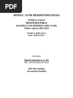 Modul Ajar Kelas 2 BAB 6 - Bijak Memakai Uang | PDF