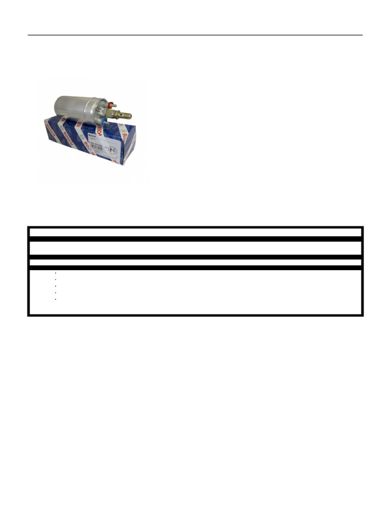 Bosch 044 Pump - Bosch 044 Pump | PDF