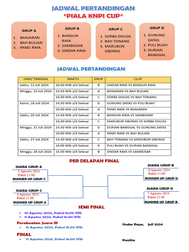 Jadwal Pertandingan | PDF