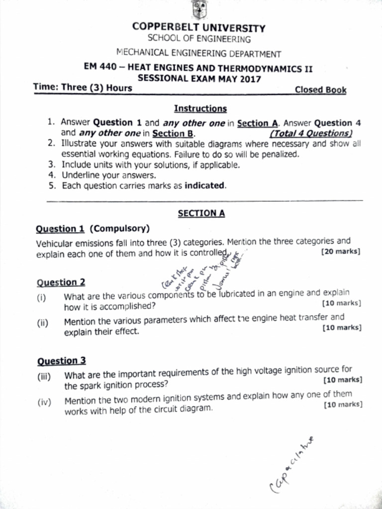 EM440 2017 Sessional | PDF