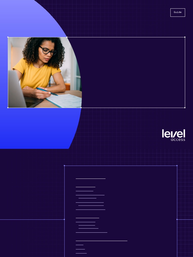 Levelaccess The Must Have WCAG Checklist | PDF | Accessibility | Computing