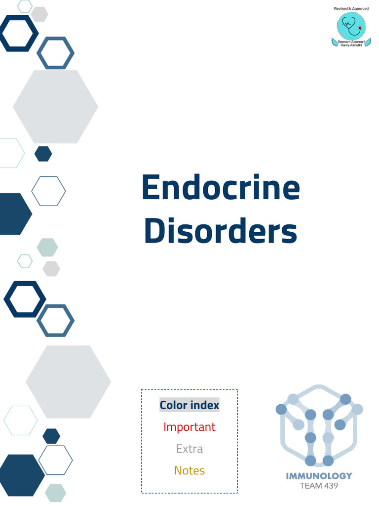 Endocrine Disorders | PDF | Thyroid | Autoimmunity