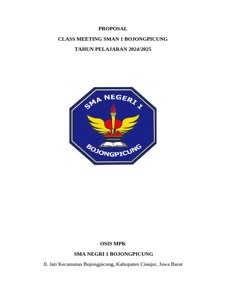 Proposal Class Meeting R1 | PDF