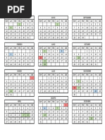 Calendario Michel Zbinden 2025 | PDF