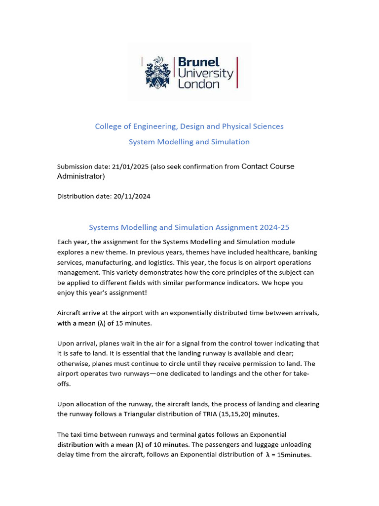 Study material | PDF | Airport | Simulation