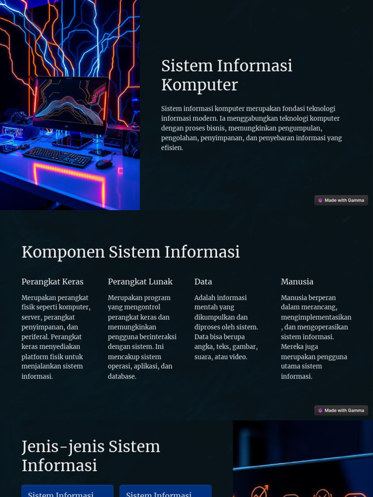 Sistem Informasi Komputer | PDF