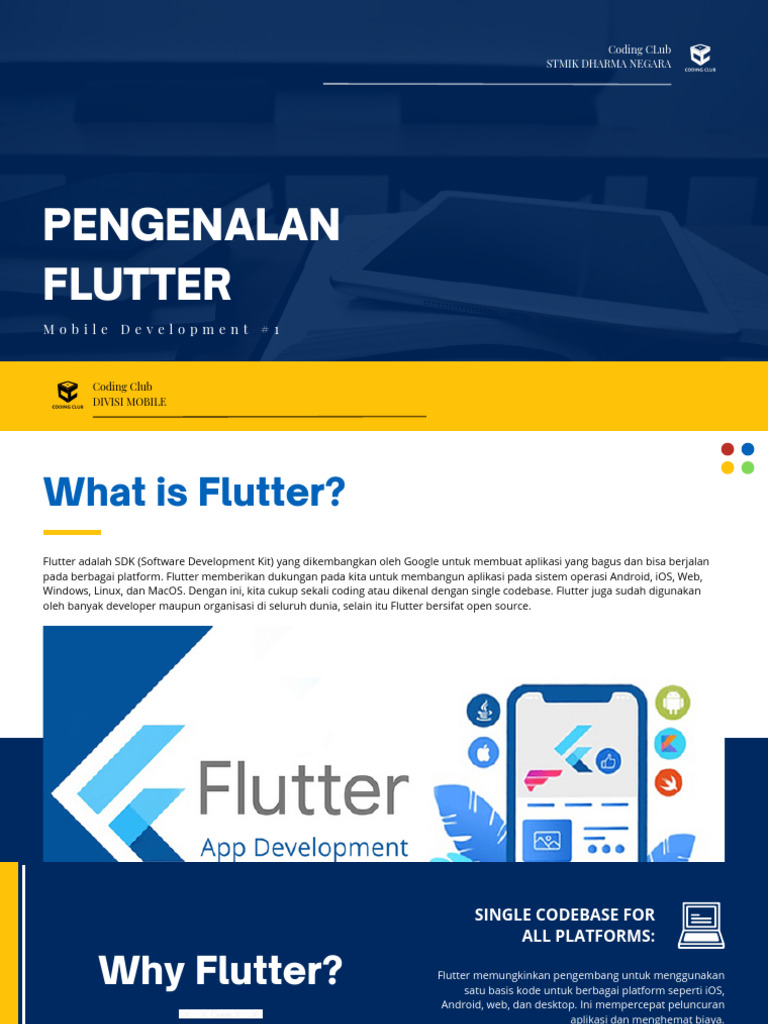 #1 Pengenalan Flutter | PDF