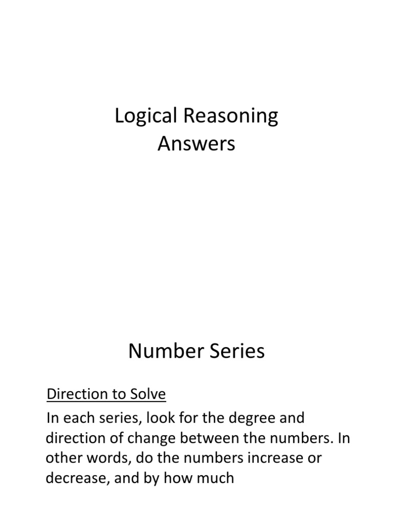 Logical Reasoning Answers | PDF | Shoe | William Shakespeare
