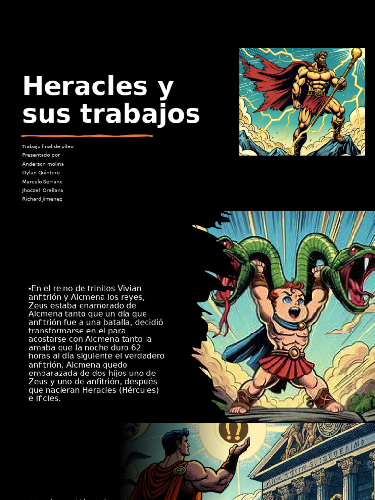 Heracles y Sus Trabajos | PDF | Hera