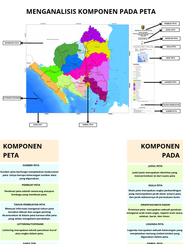 Komponen Lengkap Peta Indonesia | PDF