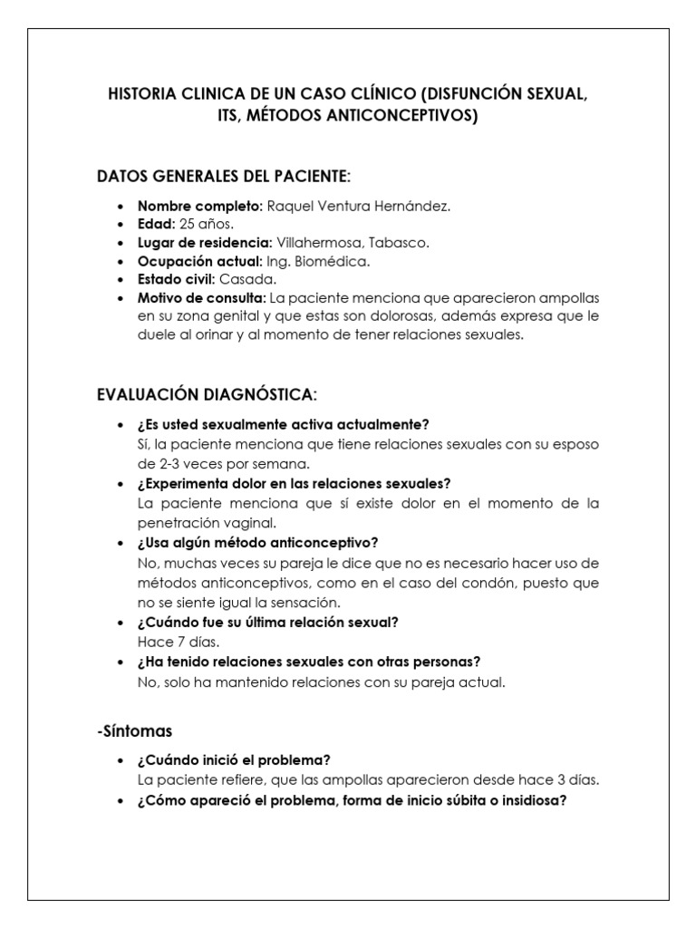 Chancroide: Caso Clínico y Tratamiento | PDF | Condón | Infección ...
