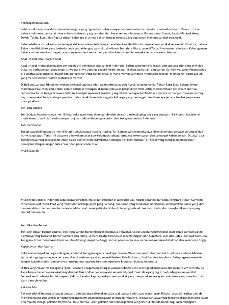 Materi Kebudayaan_GSS | PDF