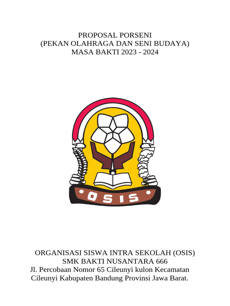 018 - Proposal Porseni 2024 | PDF