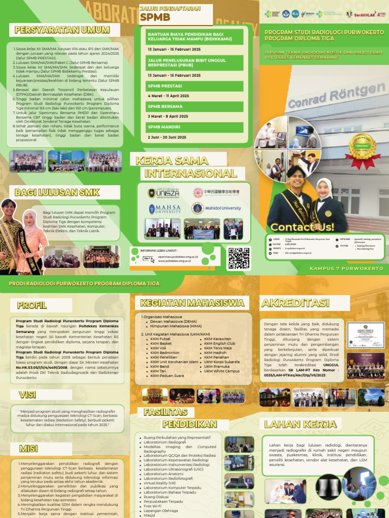 Leaflet Prodi Radiologi PWT 2025 | PDF