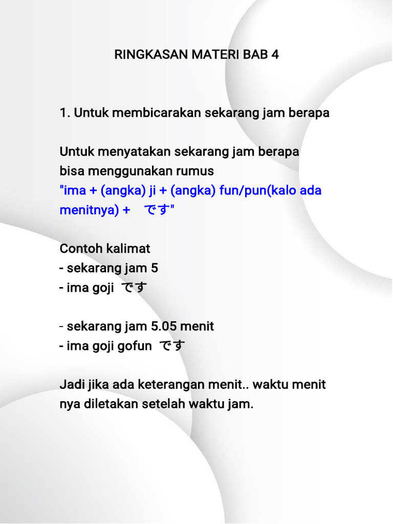 Ringkasan Materi Bab 4 | PDF