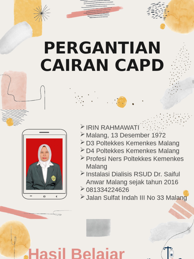 Pergantian Cairan Capd (FMC Dan Baxter) | PDF