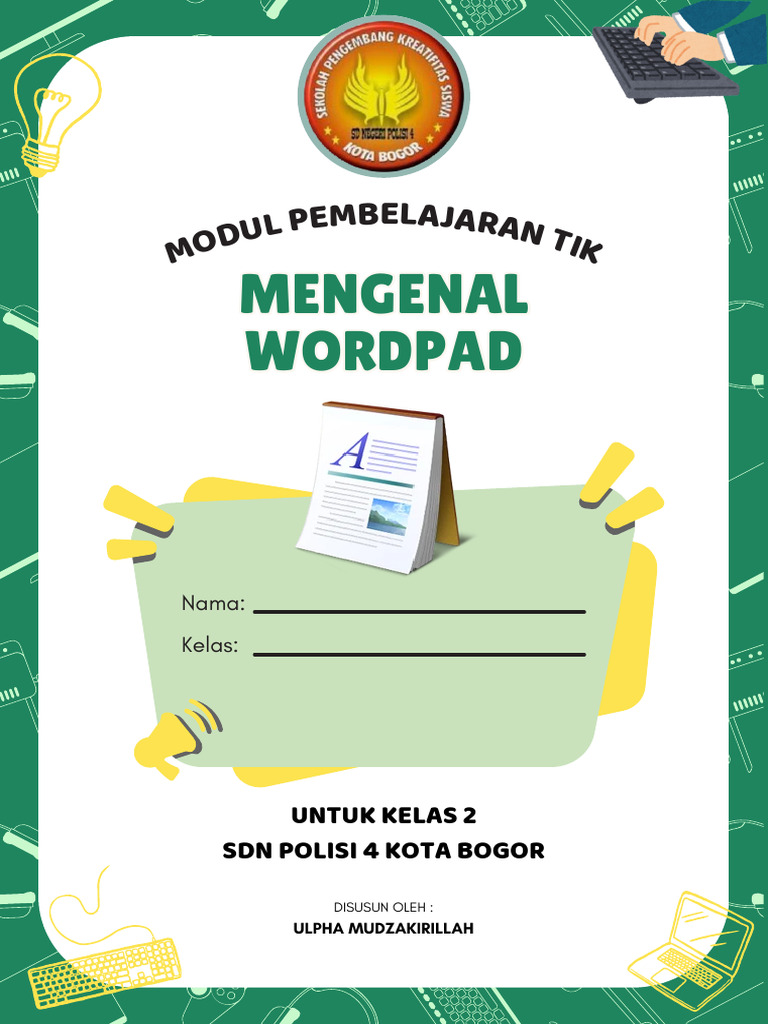Materi TIK Kelas 2 SD Mengenal WordPad | PDF