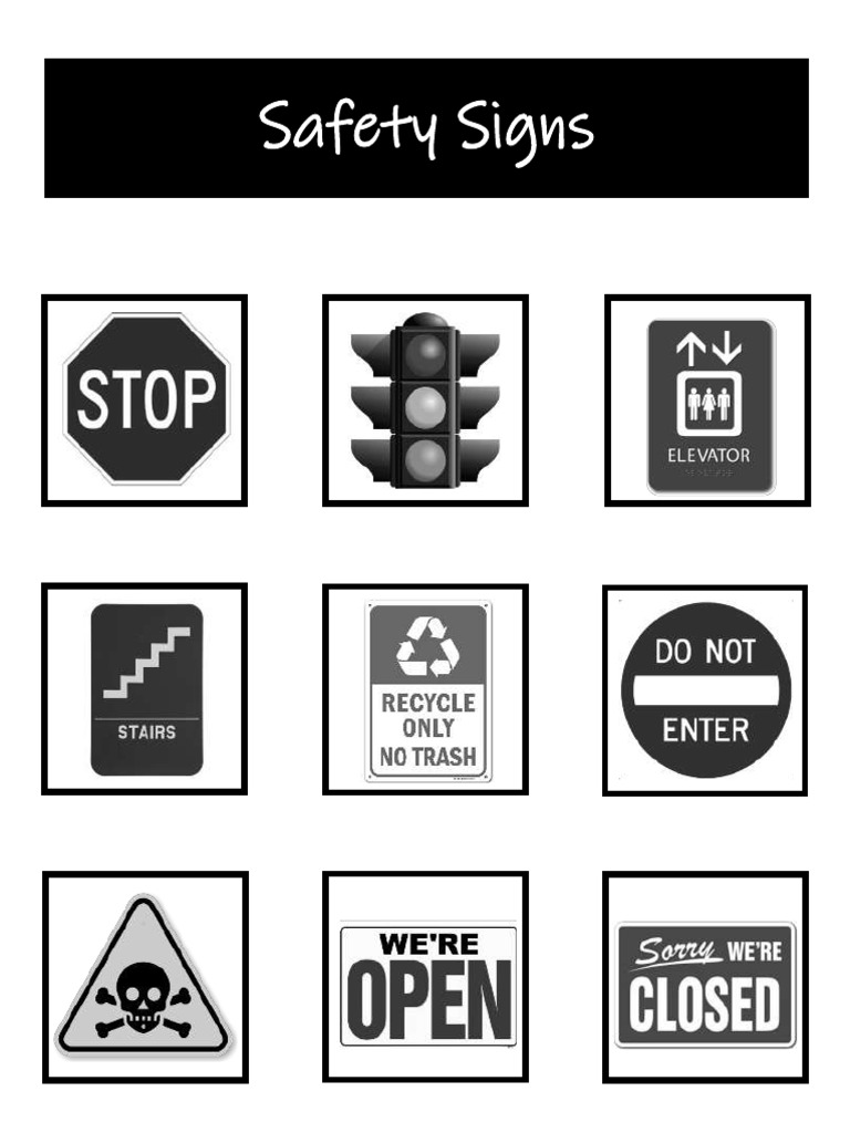 Essential Safety Signs Guide | PDF