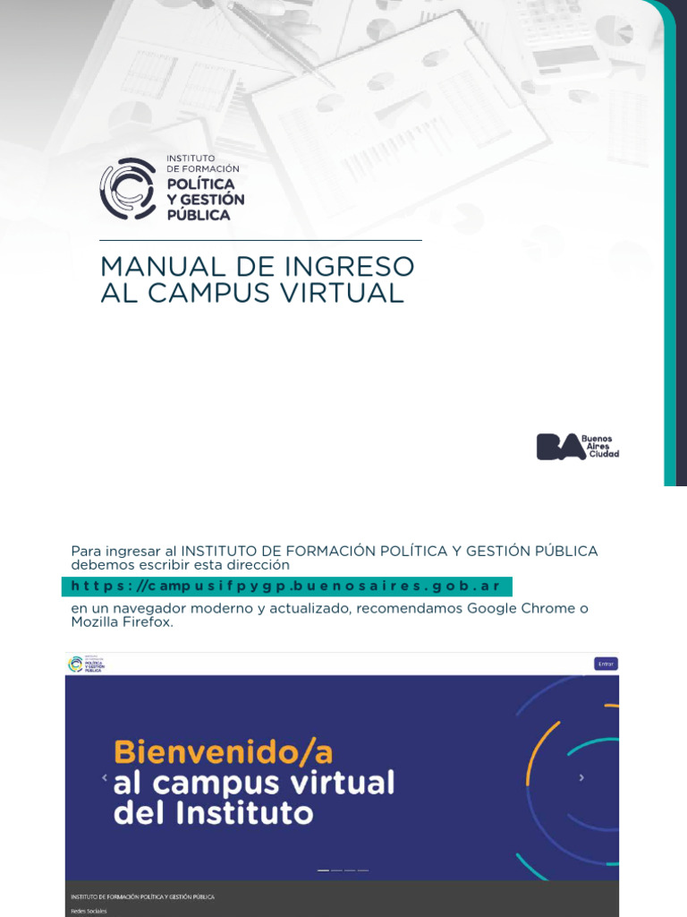 Manual Instructivo Campus-1 | PDF